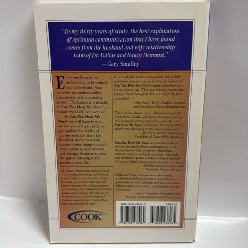 Can You Hear Me Now? by Dallas Demmitt, Nancy Demmitt