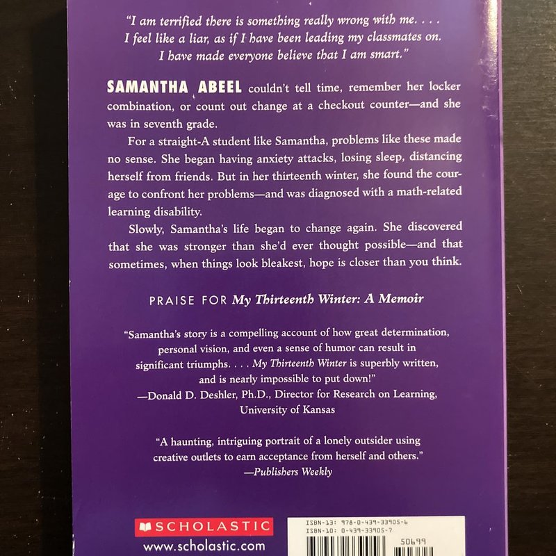 My Thirteenth Winter by Samantha Abeel