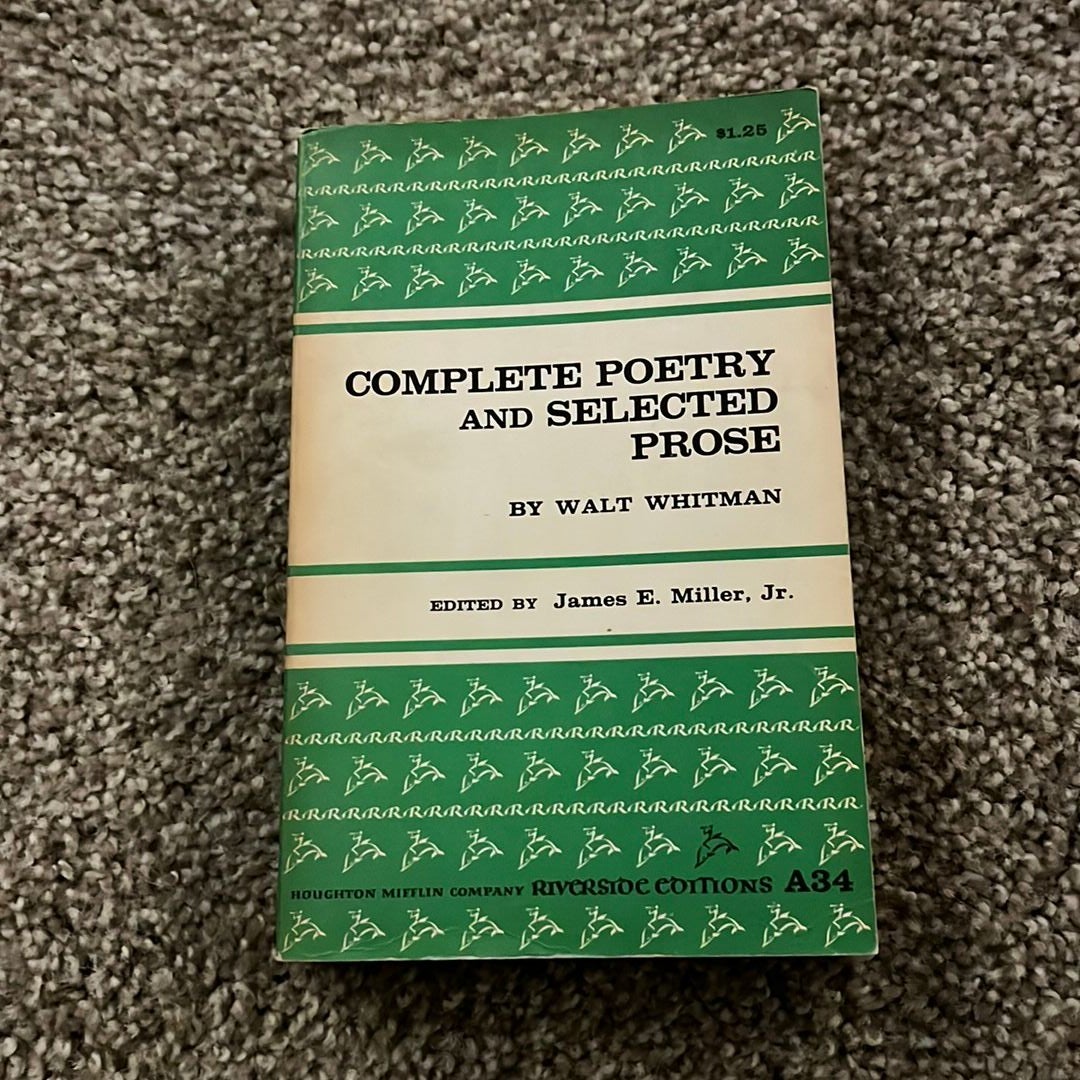 Complete Poetry and Selected Prose by Walt Whitman, Paperback | Pangobooks