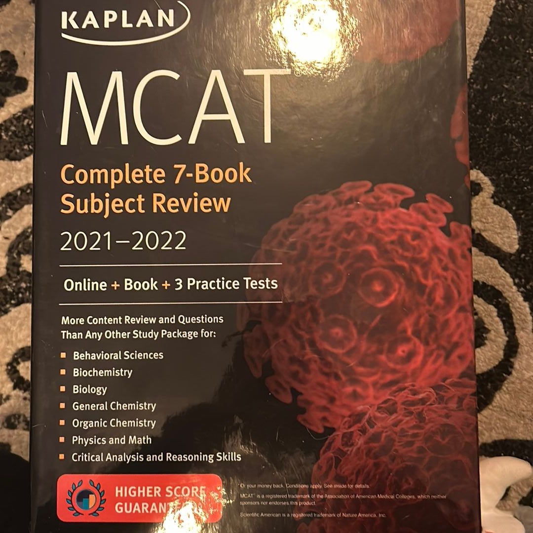MCAT Complete 7-Book Subject Review 2021-2022 by Kaplan Test Prep
