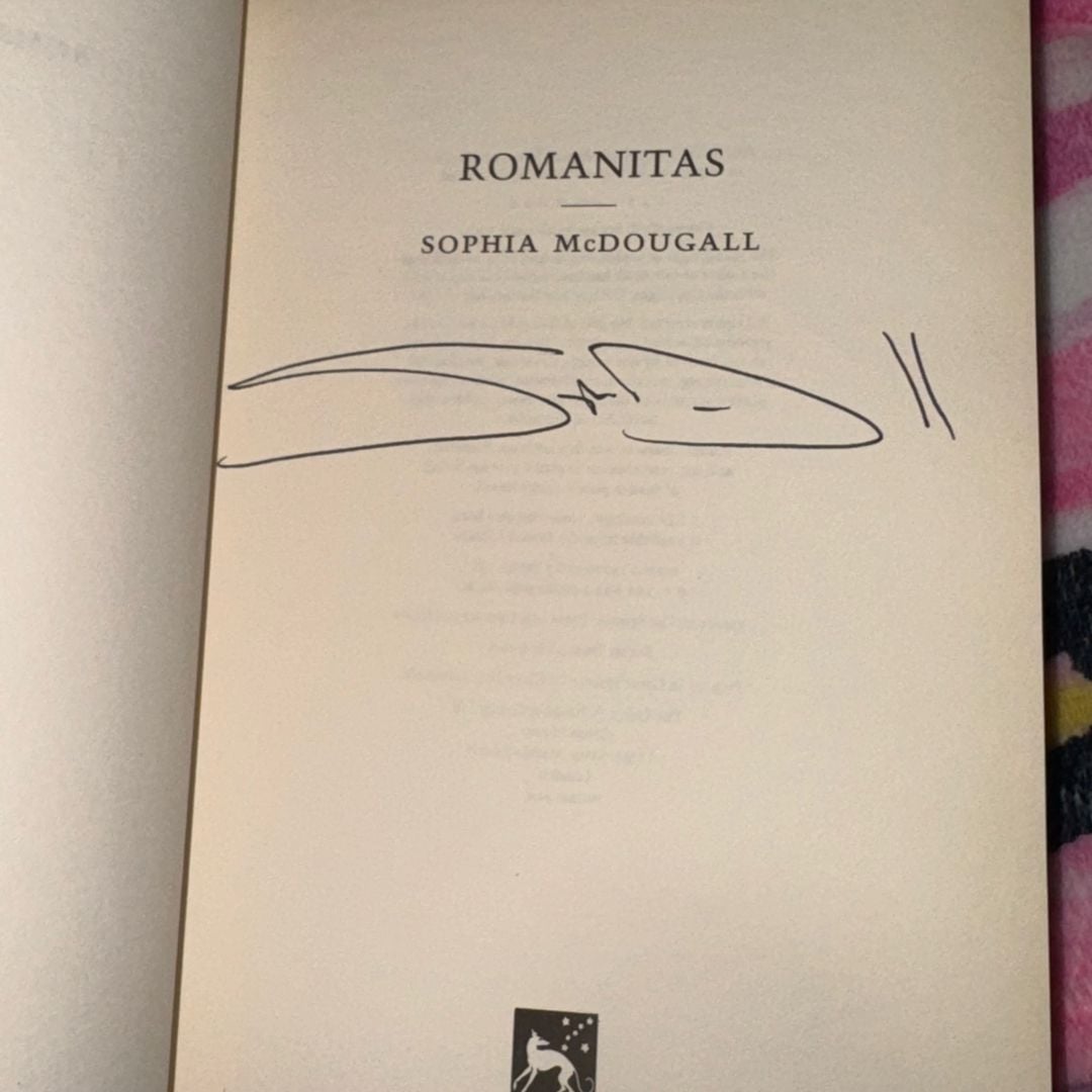 ROMANITAS SIGNED by SOPHIA MCDOUGALL, Hardcover | Pangobooks