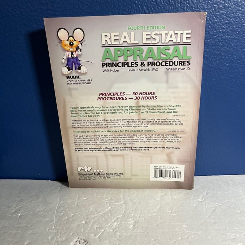 Real Estate Appraisal 4th Edition Textbook Principles & Procedures by ...