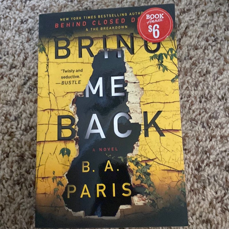 Bring Me Back by B. A. Paris, Paperback | Pangobooks