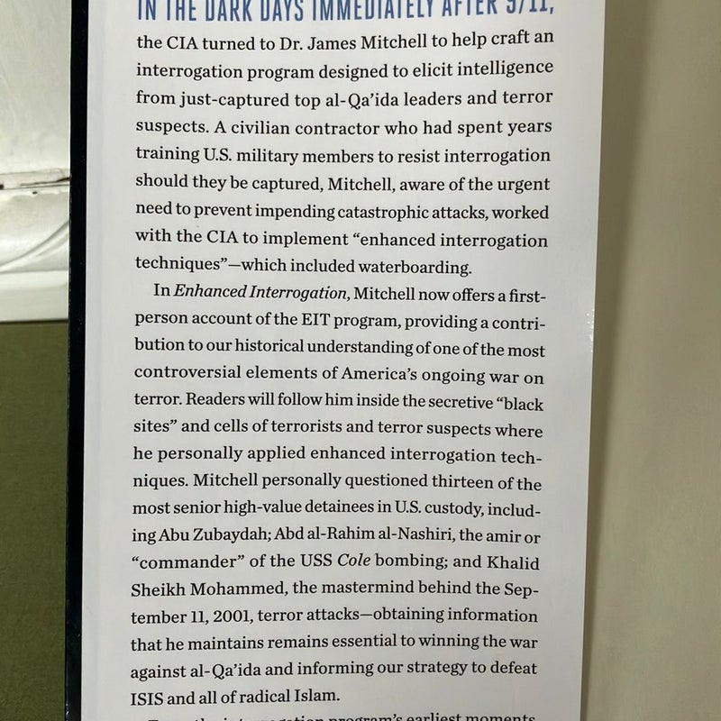 Enhanced Interrogation by James E. Mitchell, Hardcover | Pangobooks