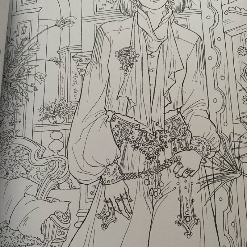 A Court of Thorns and Roses Coloring Book by Sarah J. Maas
