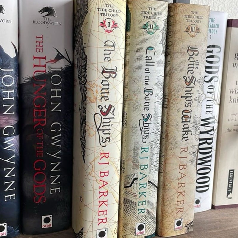 The Tide Child Trilogy - The Bone Ships, Call of the Bone Ships, The ...