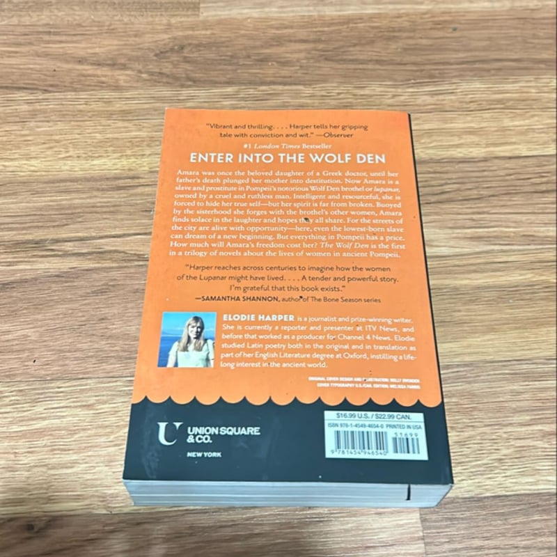 The Wolf Den by Elodie Harper, Paperback | Pangobooks