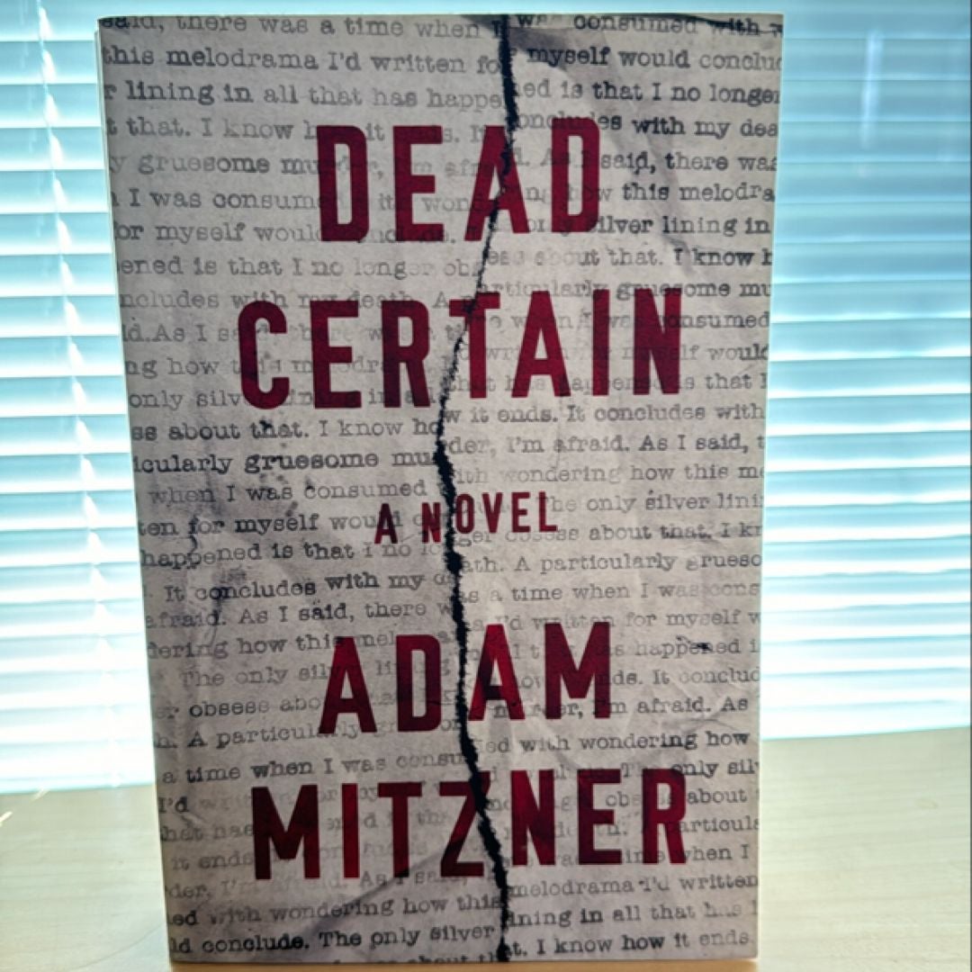 Dead Certain by Adam Mitzner