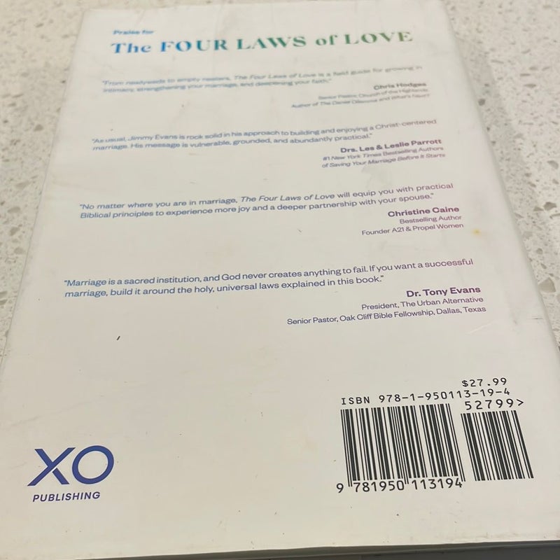 The Four Laws of Love by Jimmy Evans, Hardcover | Pangobooks