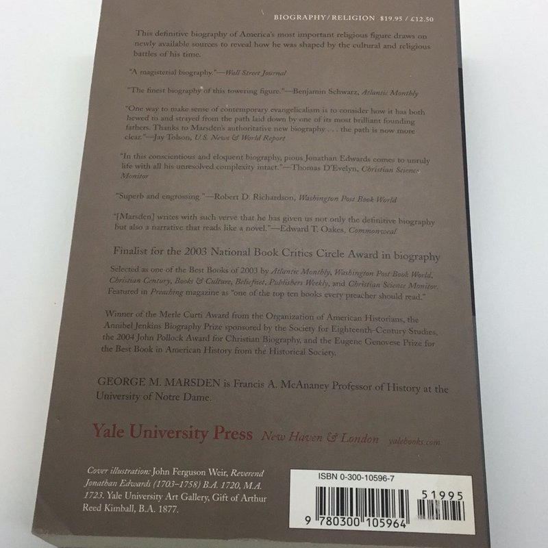 Jonathan Edwards by George M. Marsden, Paperback | Pangobooks