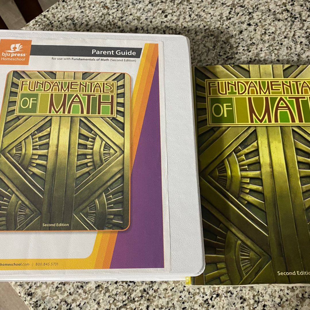 BJU Fundamentals of Math with Parent Guide by BJU Press, Paperback ...