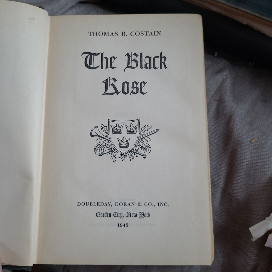 The Black Rose by Thomas B. Costain, Hardcover | Pangobooks