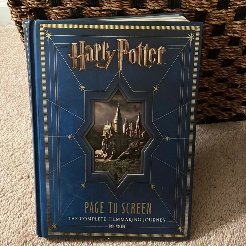 Harry Potter Page to Screen by Bob McCabe, Hardcover | Pangobooks
