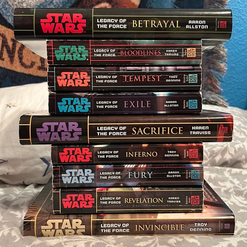 COMPLETE Legacy of the Force Star Wars Bundle by Various, Paperback ...
