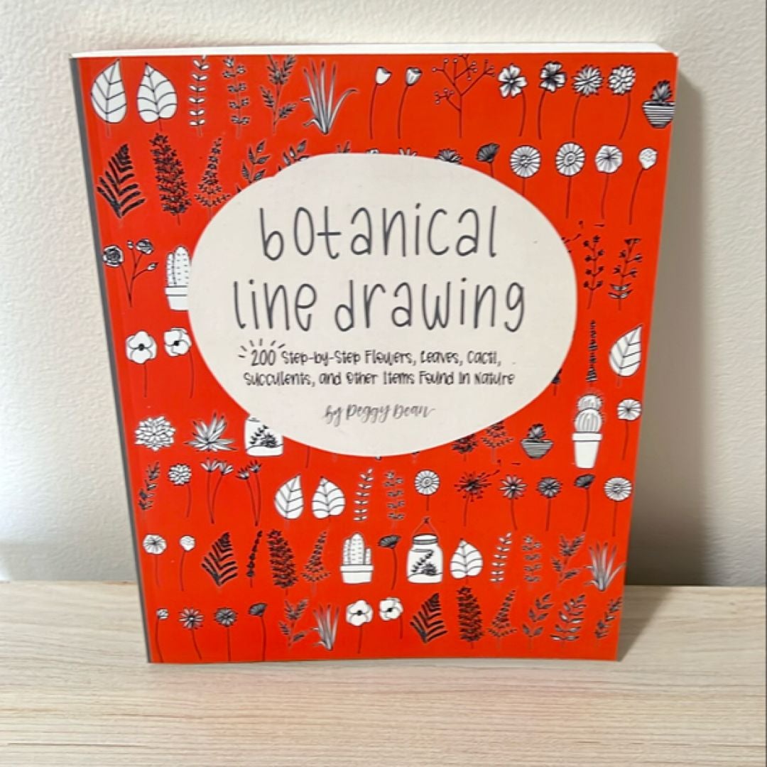 Botanical Line Drawing by Peggy Dean