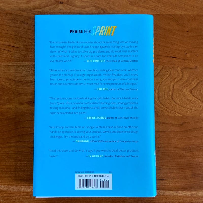 Sprint by Jake Knapp, Hardcover | Pangobooks