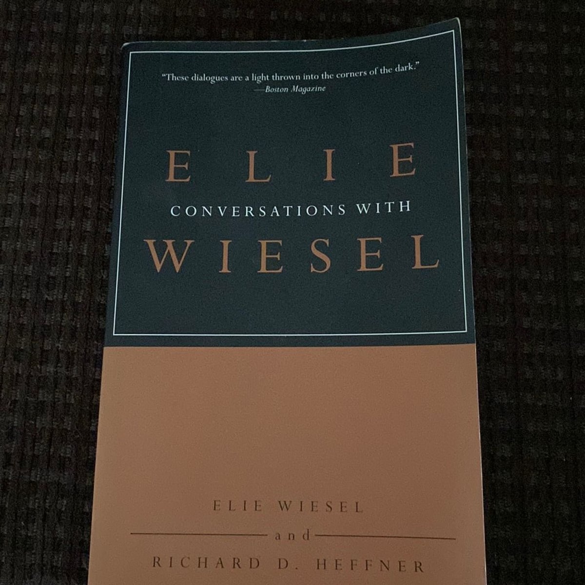 Conversations with Elie Wiesel by Harry J. Cargas, Elie Wiesel