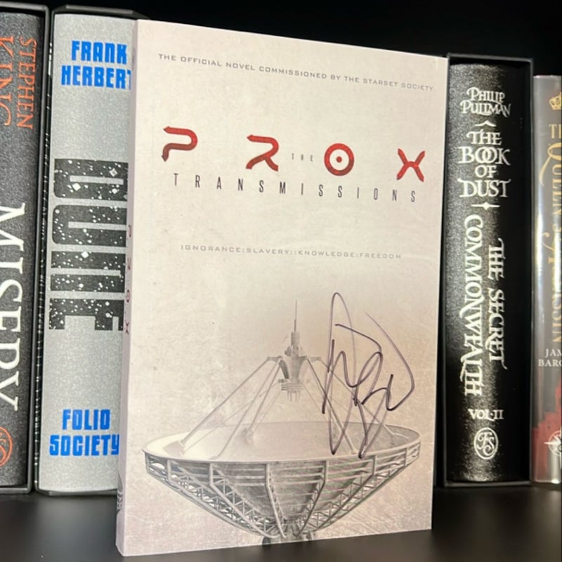 The Prox Transmissions “Signed” by Starset Society, Paperback | Pangobooks