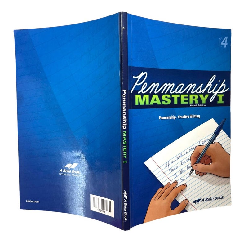 Abeka 4th Grade Penmanship Mastery 1 by A Beka Book , Paperback ...