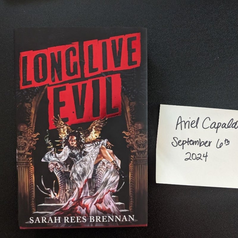 Long Live Evil Fairyloot Edition by Sarah Rees Brennan, Hardcover ...