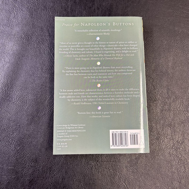 Napoleon's Buttons by Penny Le Couteur, Paperback | Pangobooks