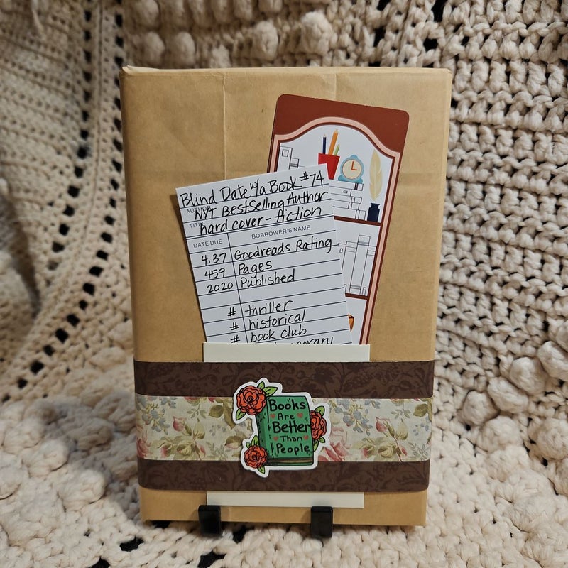 Blind Date with a Book #74 by NYT Bestselling Author, Hardcover ...
