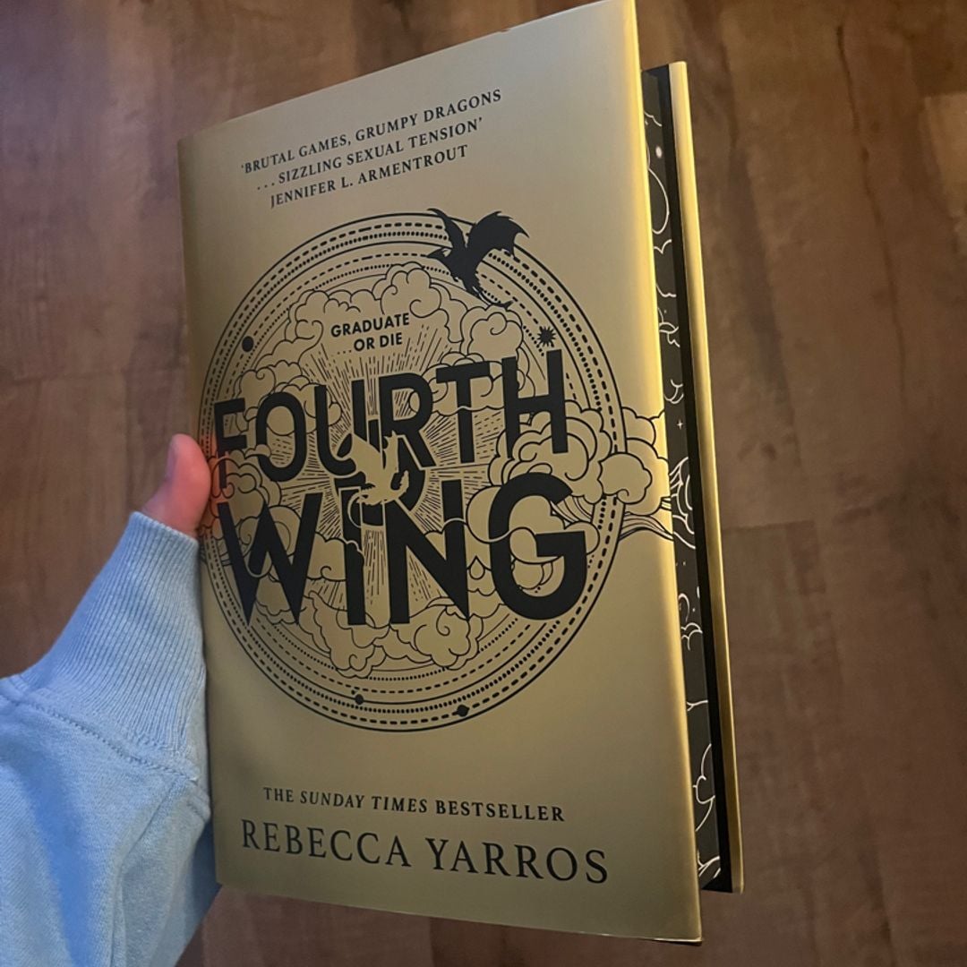 Fourth Wing waterstone exclusive edition by Rebecca Yarros, Hardcover ...