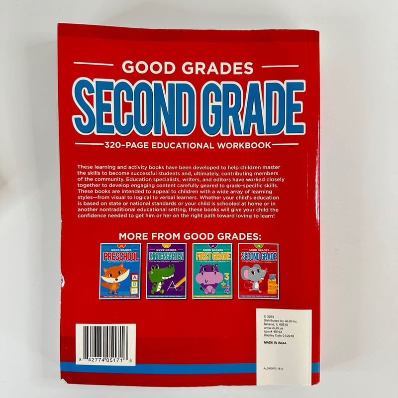 Good Grades Second Grade Educational Workbook-Ages 7-8 by Unknown ...