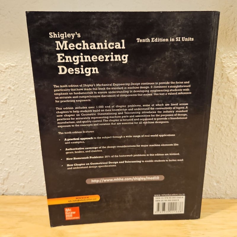 Shigley's Mechanical Engineering Design 10th Edition by Richard G ...