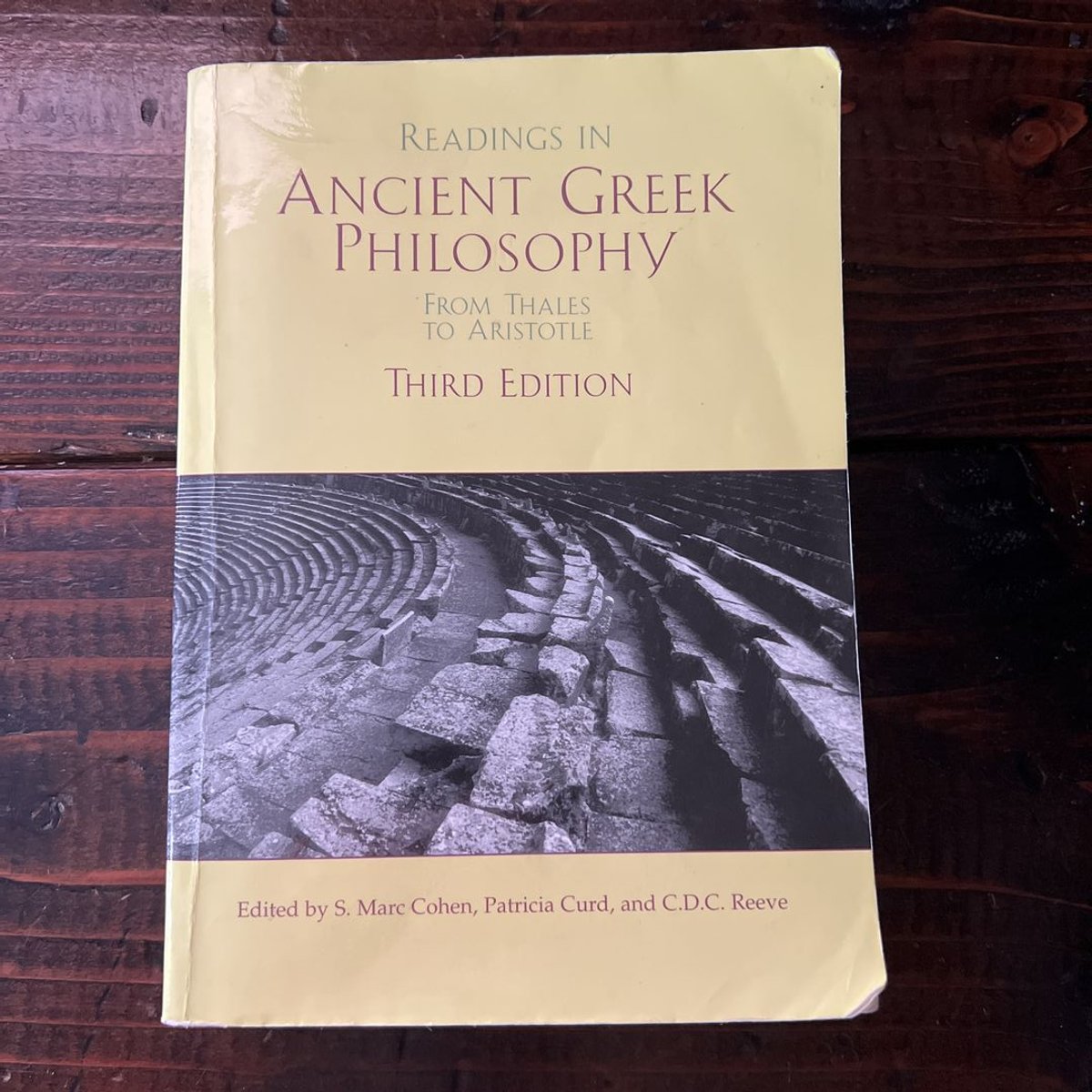 Readings in Ancient Greek Philosophy by S. Marc Cohen