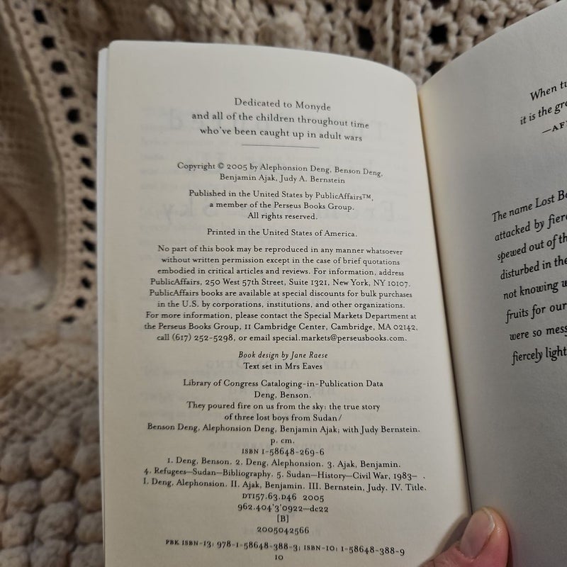 They Poured Fire on Us from the Sky by Benjamin Ajak; Benson Deng ...