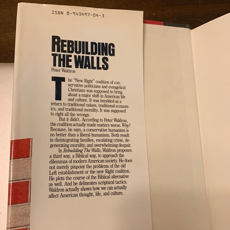 Rebuilding the Walls by Peter Waldron, George Grant
