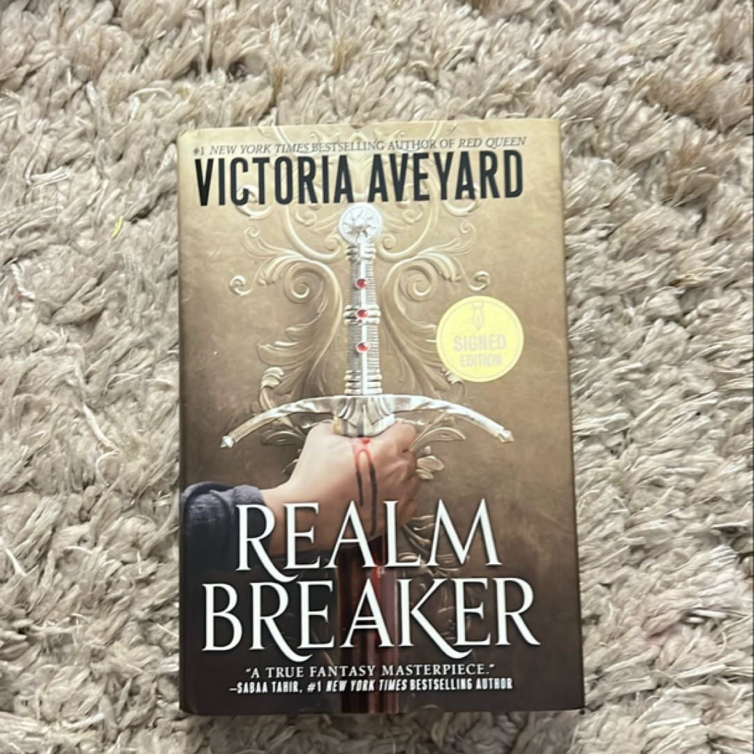 Realm Breaker (Signed) by Victoria Aveyard, Hardcover | Pangobooks