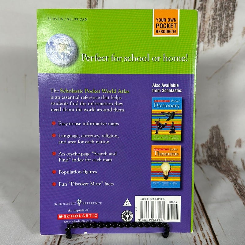 Scholastic Pocket World Atlas by Mary Varilla Jones, Paperback | Pangobooks