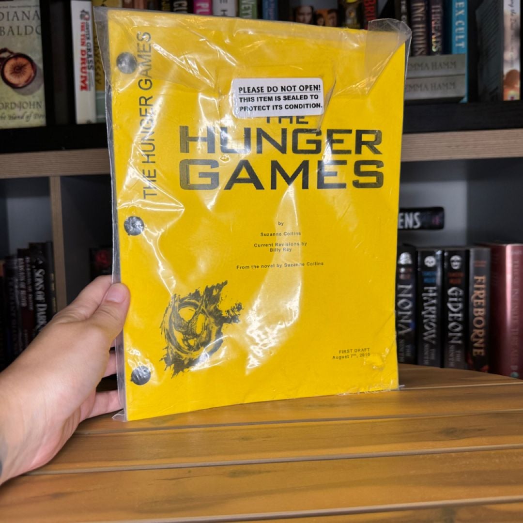 Hunger Games First Draft Movie Script by Susanne Collins, Paperback ...