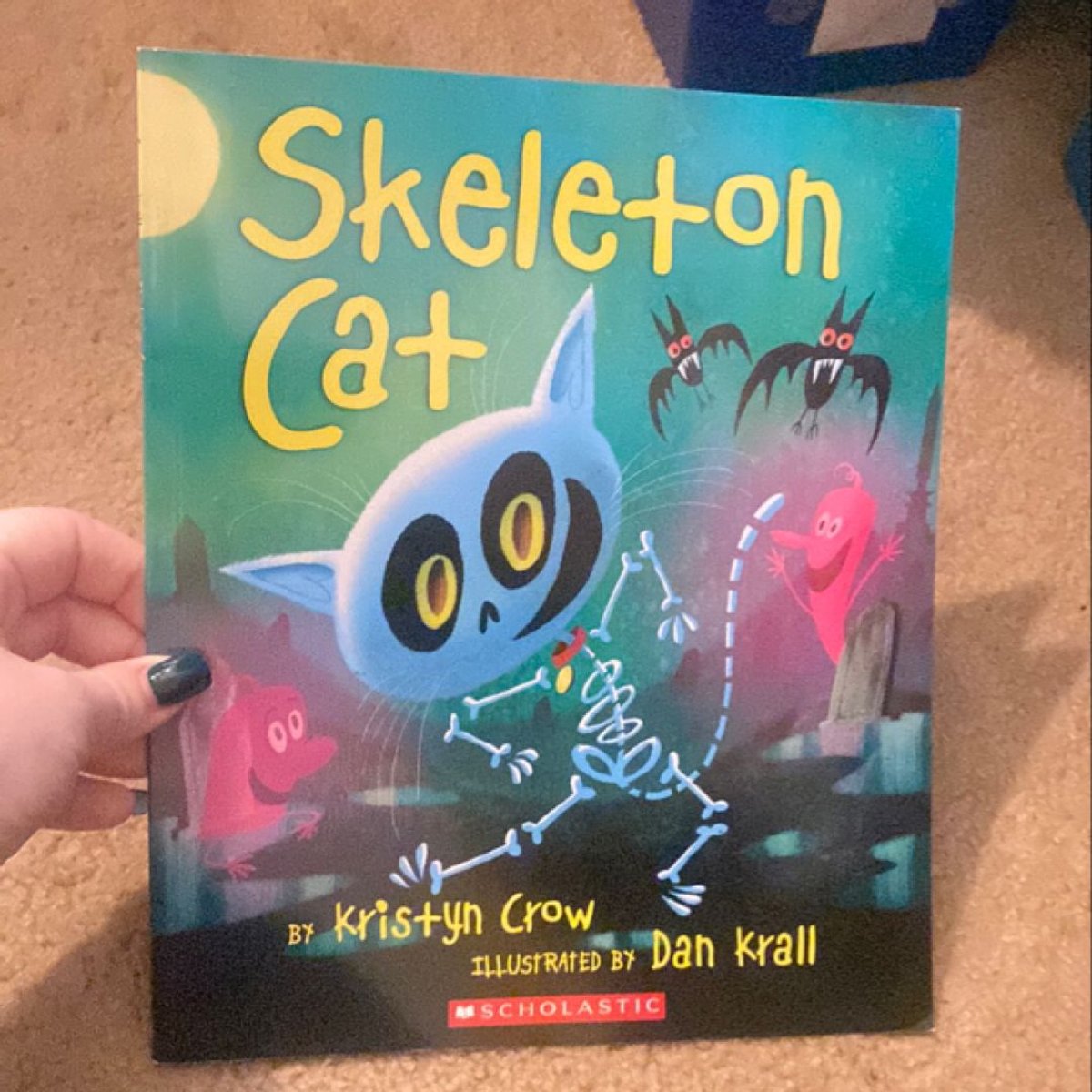 Skeleton Cat by Kristyn Crow