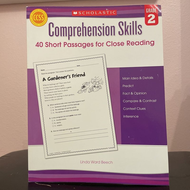 comprehension-skills-short-passages-for-close-reading-grade-2-by