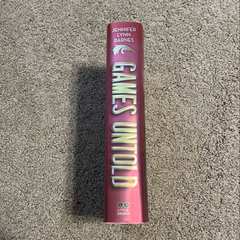 Games Untold *Barnes & Noble Exclusive Edition* by Jennifer Lynn Barnes ...