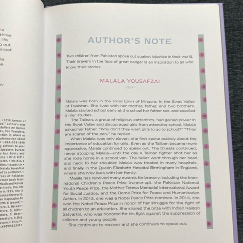 Malala, a Brave Girl from Pakistan/Iqbal, a Brave Boy from Pakistan by ...