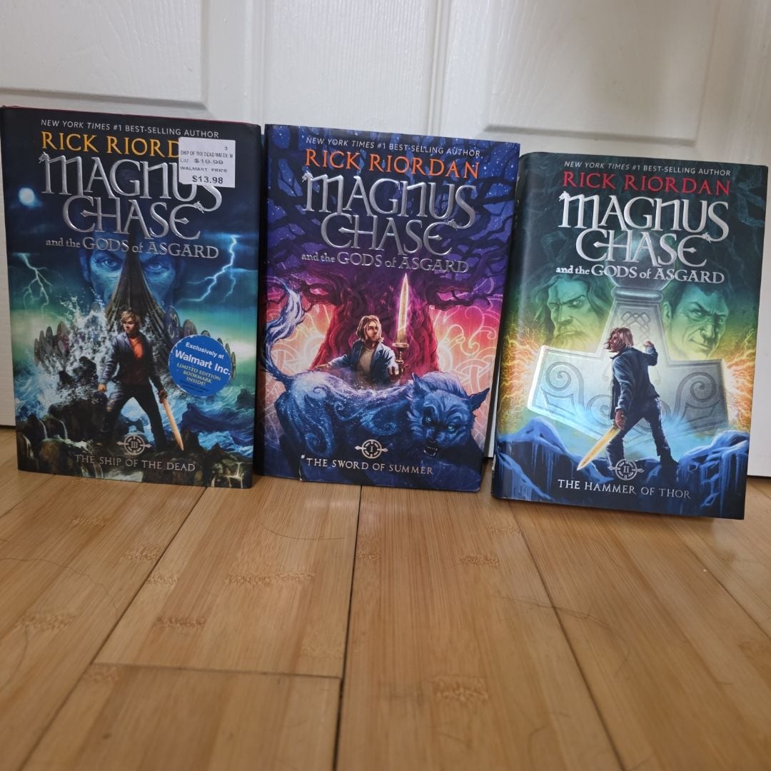 BUNDLE! BOOK 1, 2 & 3 Magnus Chase and the Gods of Asgard, Book 1 the ...