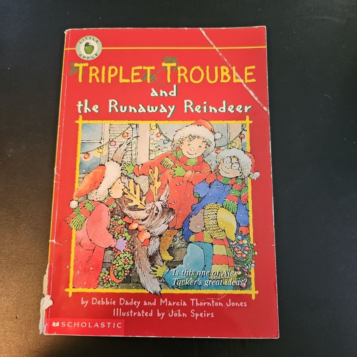 Triplet Trouble and the Runaway Reindeer by Debbie Dadey, Marcia Jones