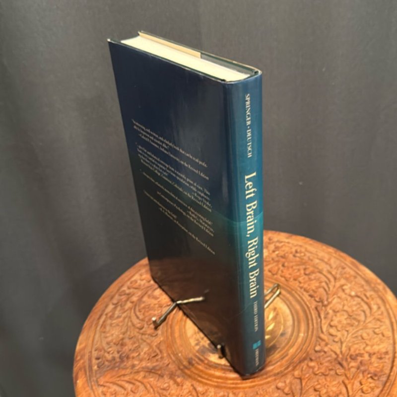 Left Brain, Right Brain by Sally P. Springer, Georg Deutsch