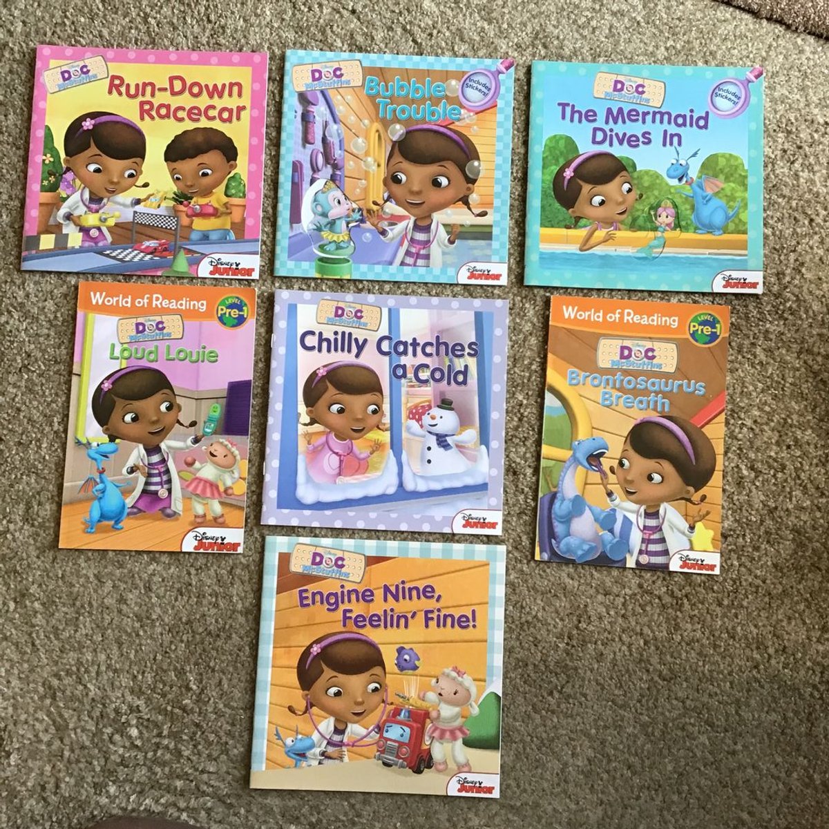 Doc Mcstuffins Engine Nine, Feelin' Fine! by Disney Books, Bill Scollon