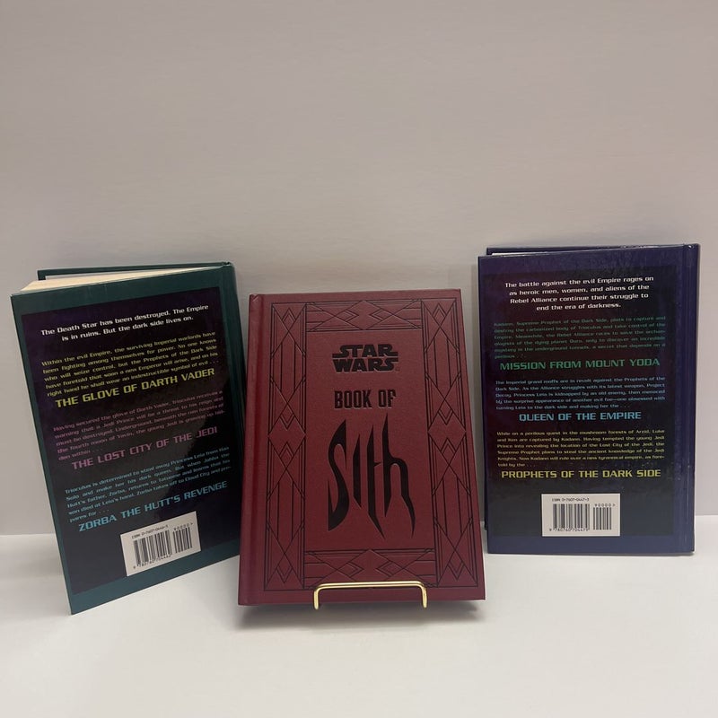 Star Wars (3 Book) Bundle: Jedi Prince Books 1-6 & Book of Sith by Paul ...