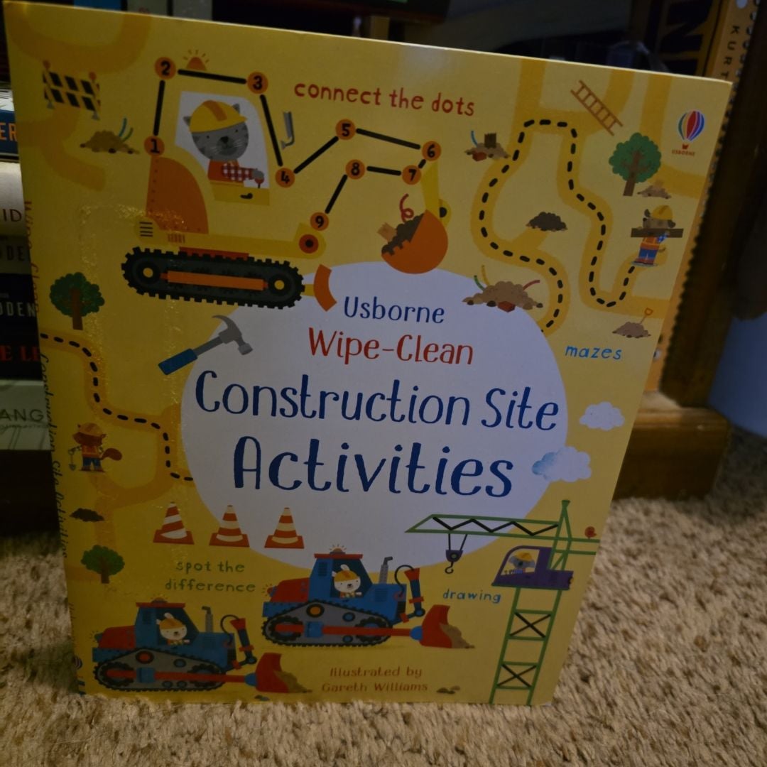 Wipe-Clean Construction Site Activities by Kirsteen Robson