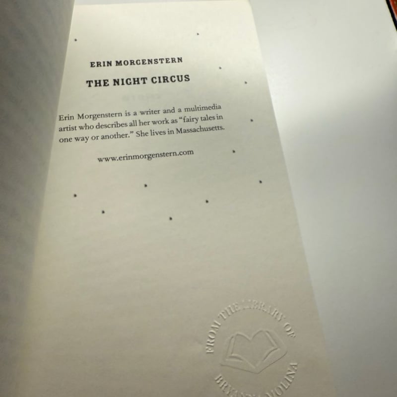 The Night Circus by Erin Morgenstern, Paperback | Pangobooks