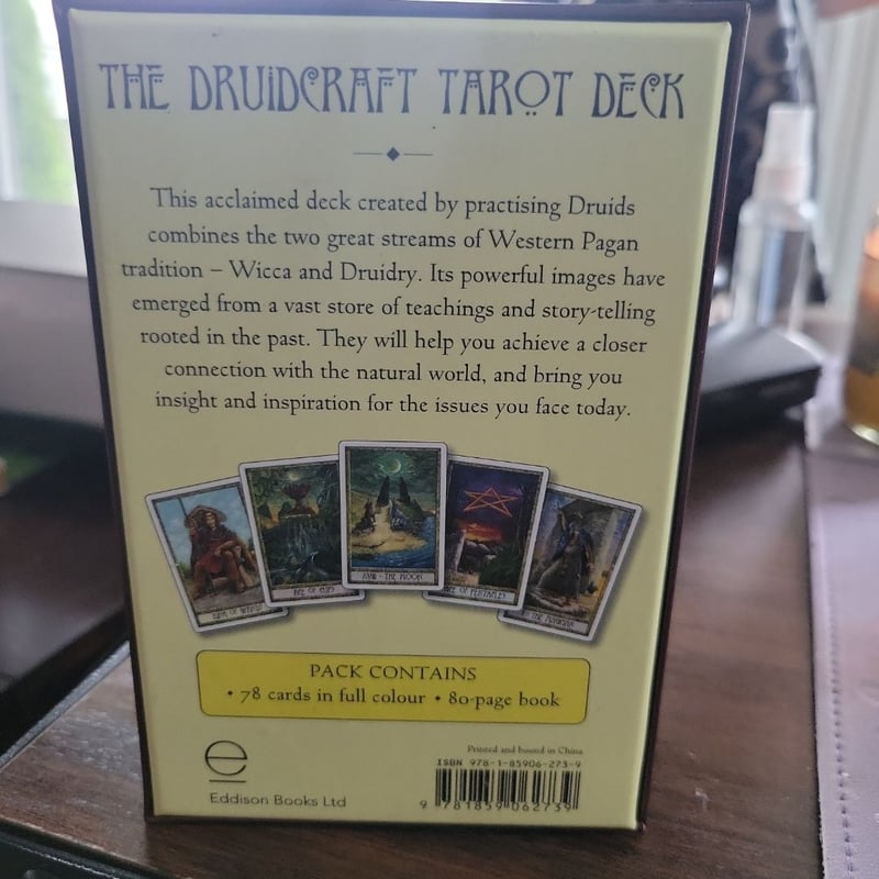 The Druidcraft Tarot Deck by Philip Carr-Gomm Stephanie Carr-Gomm ...