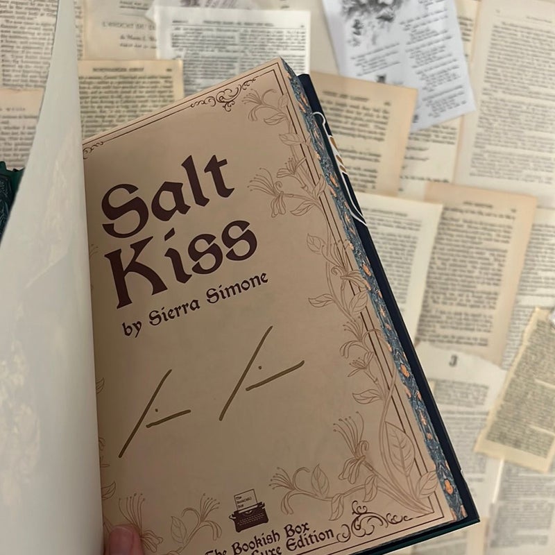 Salt Kiss // The Bookish Box Signed Special Edition by Sierra Simone ...