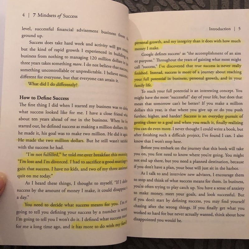 7 Mindsets of Success by Sten Morgan