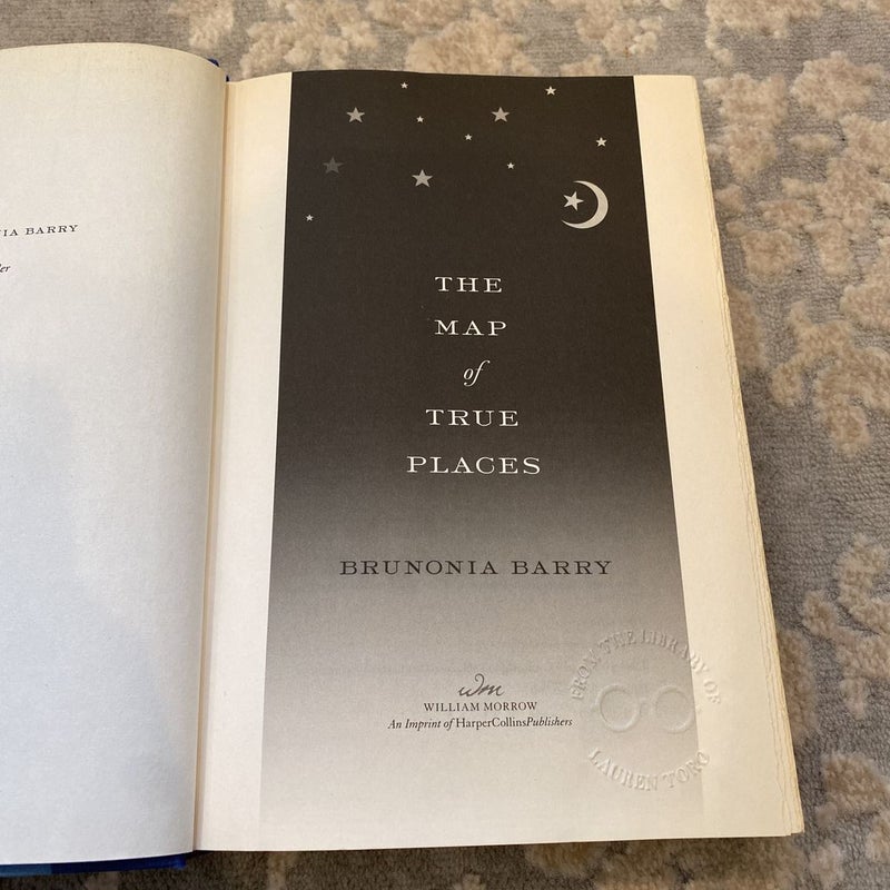The Map of True Places by Brunonia Barry